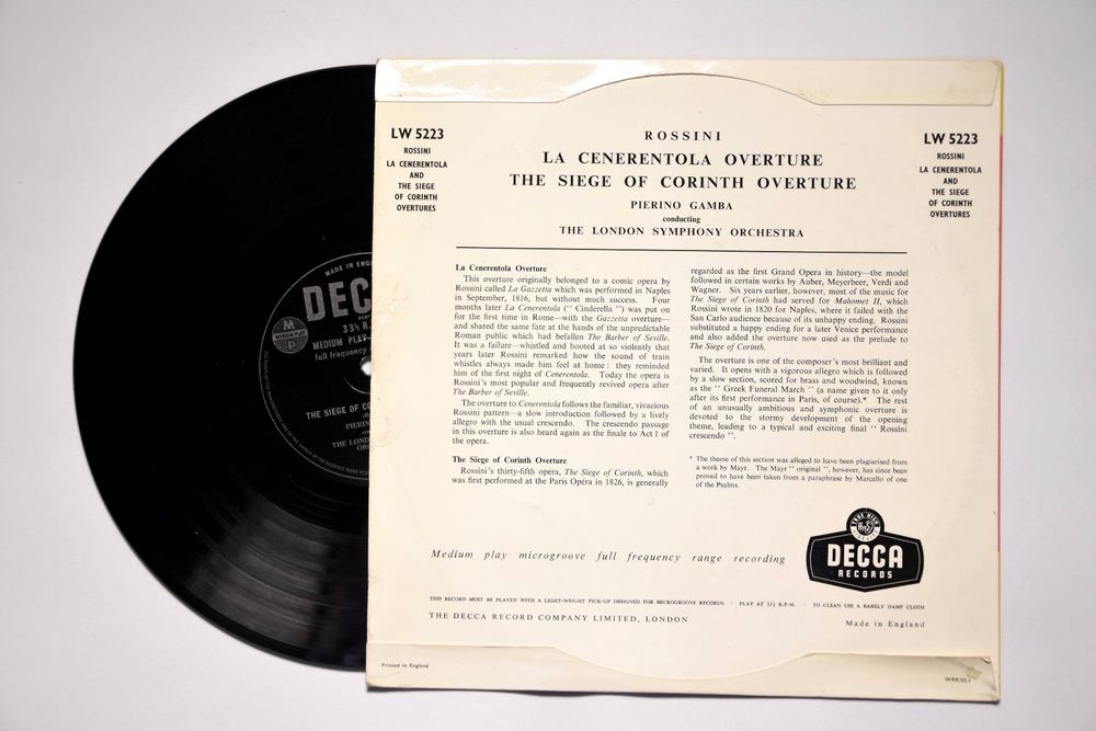 Rossini - Overtures (Pierino Gamba) (Gebraucht) in Belmont-sur-Yverdon ...