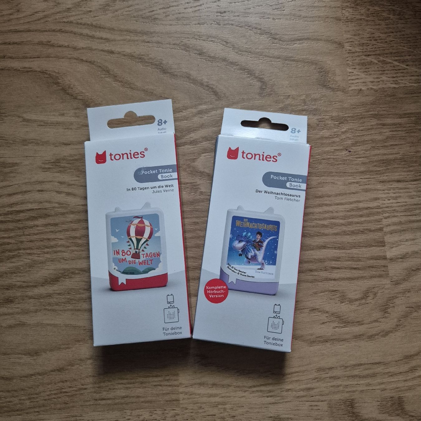 2x Pocket Tonies Der Weihnachtosaurus + In 80 Tagen um dWelt (Neu und ...