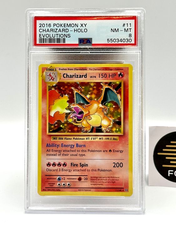 Charizard HOLO PSA 8 - Pokémon XY Evolutions | Kaufen auf Ricardo