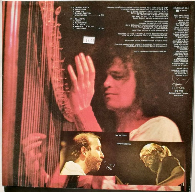 Andreas Vollenweider - Caverna magica LP (Neu (gemäss Beschreibung)) in Brunnadern für CHF 14 ...