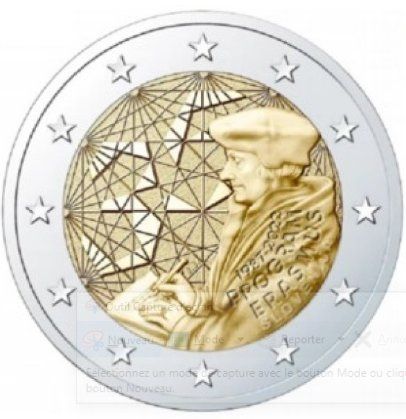 2 euro Slovénie 2022 erasmus (Neuf (Voir description)) à Montreux pour ...