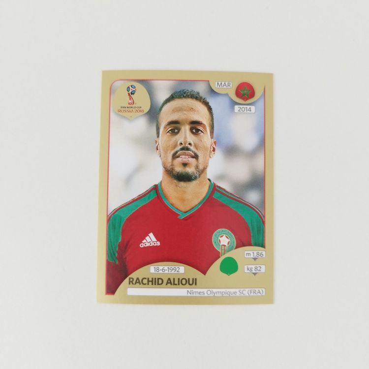 FIFA WORLD CUP RUSSIA 2018 - RACHID ALIOUI No.169 (Neu (gemäss ...