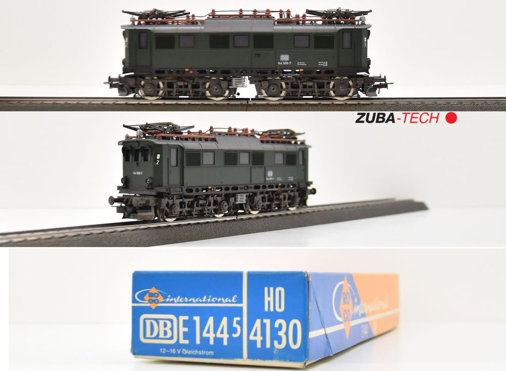 Roco 4130 E-Lok BR 144 der DB, H0 GS Analog mit OVP (Gebraucht) in St ...
