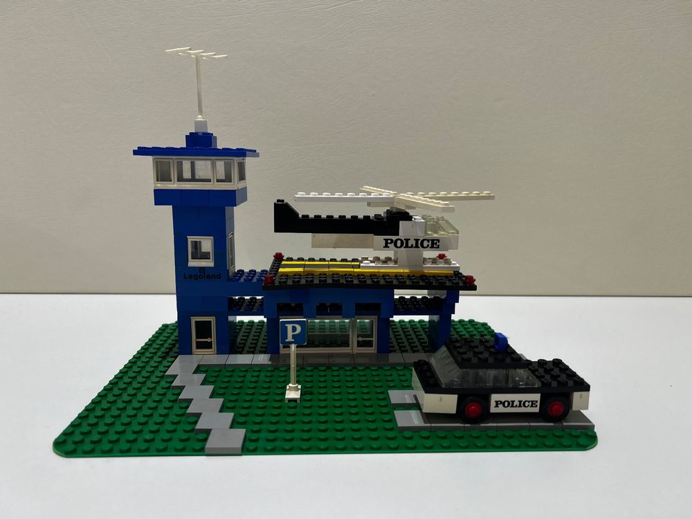 LEGO Polizei-Station Vintage mit Helikopter 👮‍♂️ 70er Jahre (Gebraucht ...