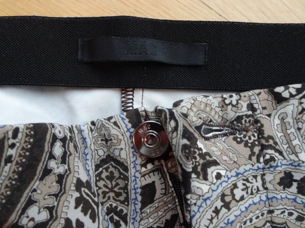MAC Anna Hose Paisley Muster grau braun beige Gr 38/30 (Gebraucht) in Winterthur für CHF 15 ...