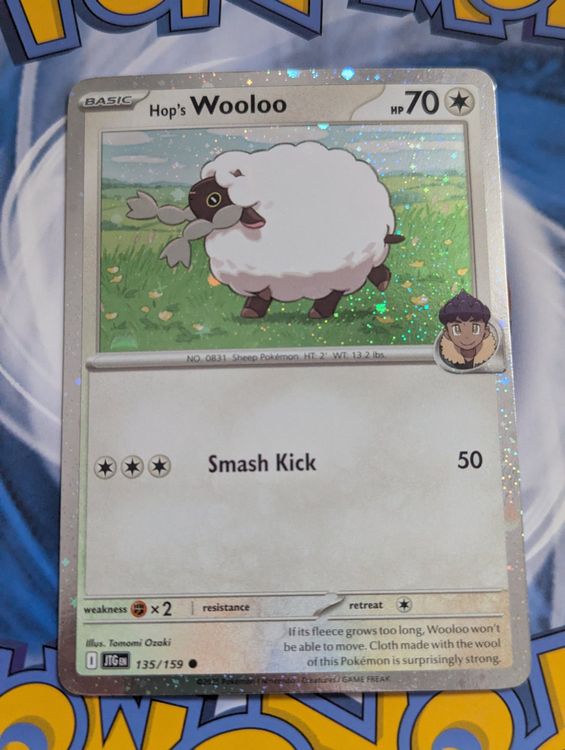Hop's Wooloo - 135/159 JTG EN - Pokemon Card Holo (Neu (gemäss ...