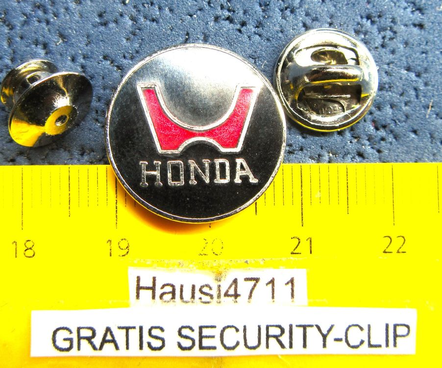 HONDA NIPPON AUTO LOGO PIN ENAMEL TOP-QUALITÄT 20mm SILBRIG (Gebraucht ...