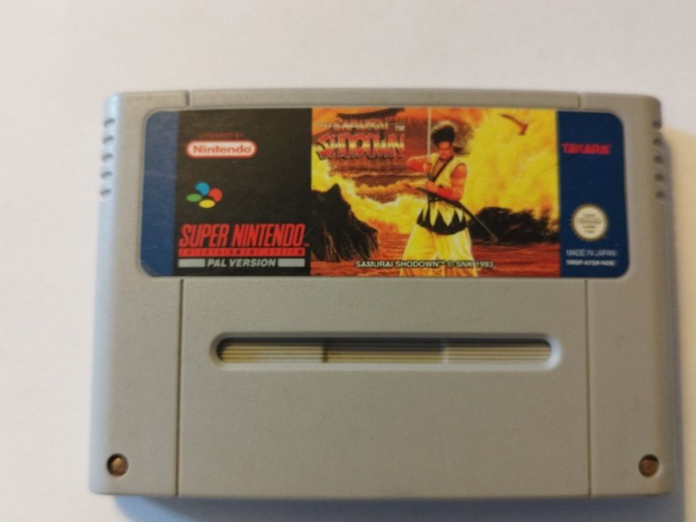SNES Spiel: Samurai Shodown Modul PAL Version (Gebraucht) in Basel für ...