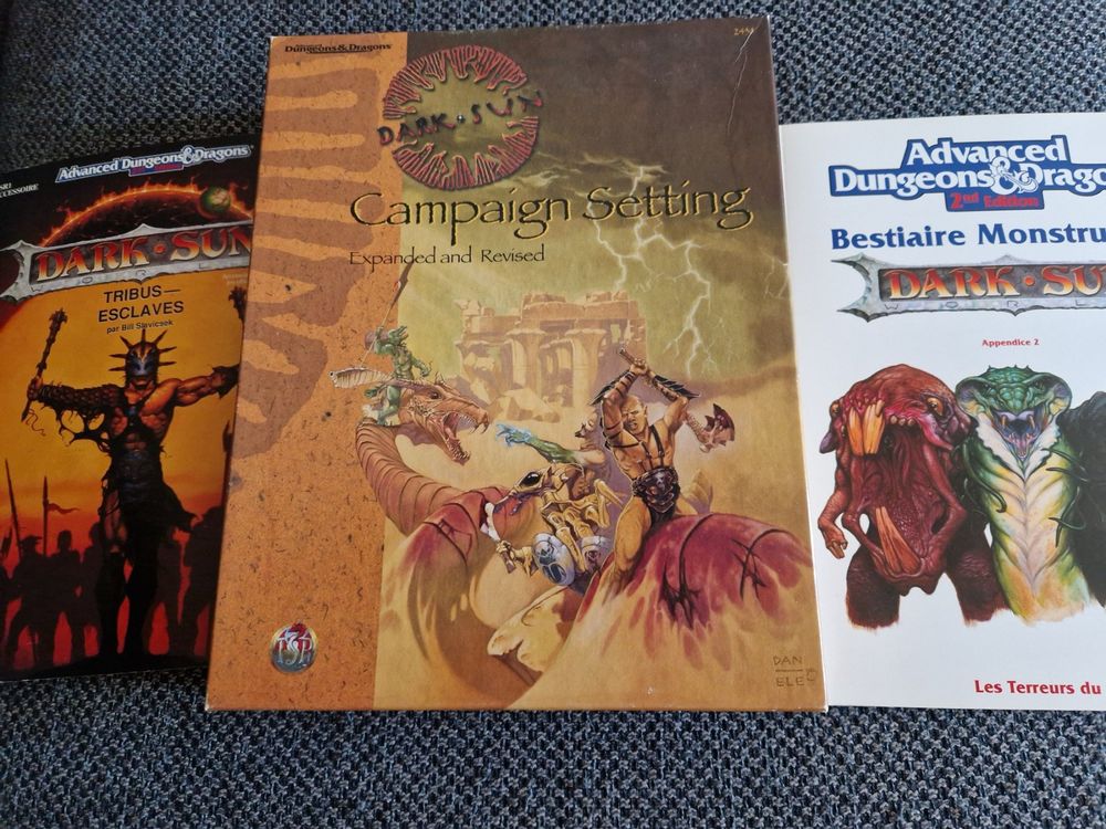 Dark Sun campaign setting for D&D (1995) (eng)+ 2 books (fr) | Kaufen ...