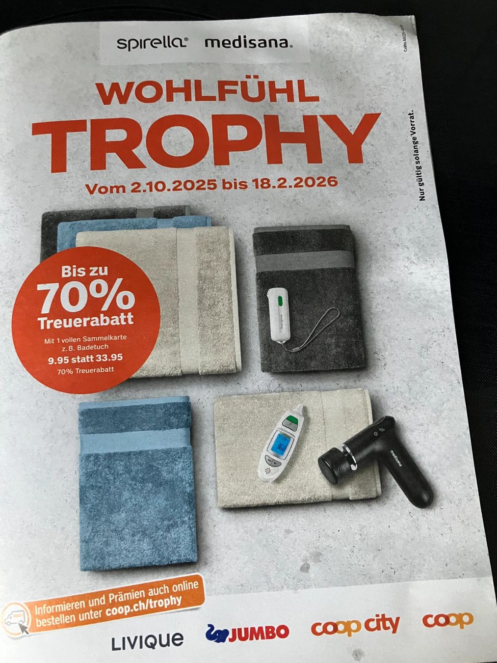 Tropy Coop Wohlfühl 8 volle Karten 160 Punkte (Gebraucht) in winterthur ...