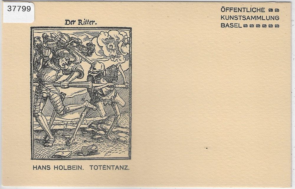 Basel - Hans Holbein - Totentanz - Der Ritter (Gebraucht) in Ettingen ...