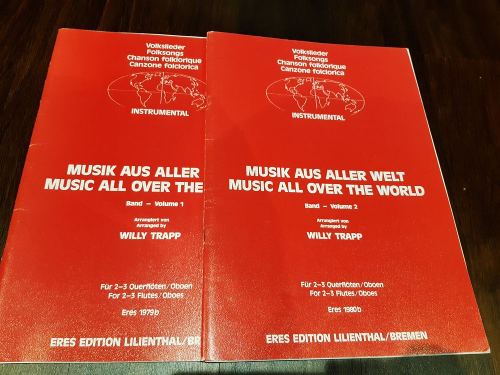 Noten 3-stimmig Volkslieder Willy Trapp (Gebraucht) in Dietikon für CHF ...