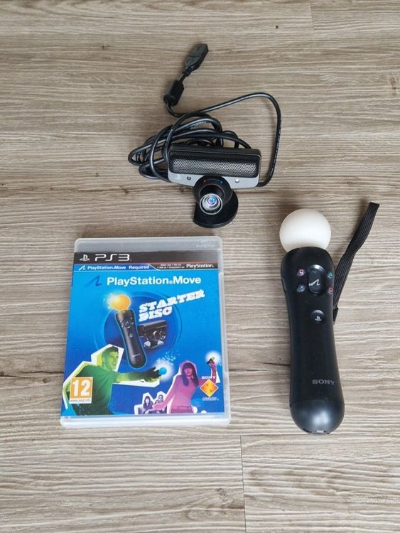 💥PS3 / Move Starter Pack + Motion Controller + Kamera (Gebraucht) in Volken für CHF 25 – mit ...