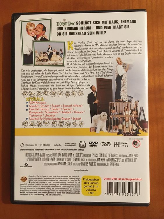 Meisterschaft im Seitensprung - Dvd - Doris Day, David Niven (Gebraucht ...