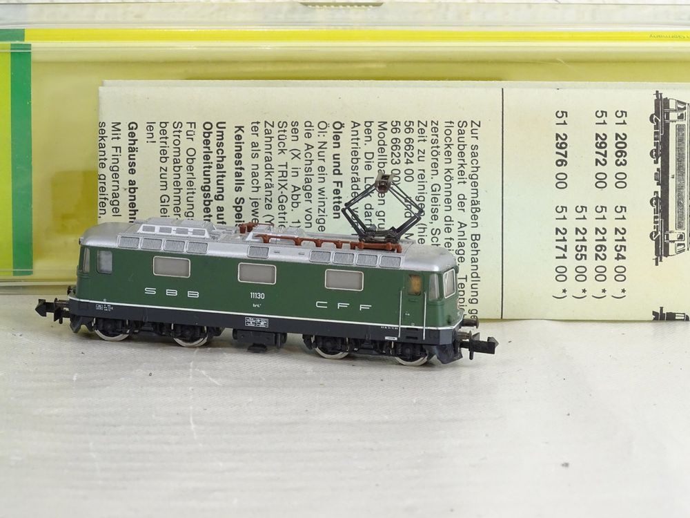 Minitrix 12861 Re4/4 SBB/CFF, 11130, Grün, Spur N, OVP | Kaufen auf Ricardo