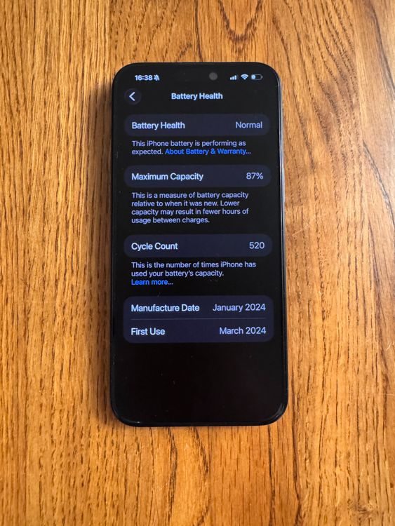 Apple iPhone 15 Pro Max, Titan blau, 256GB (D'occasion) à Mont-sur ...