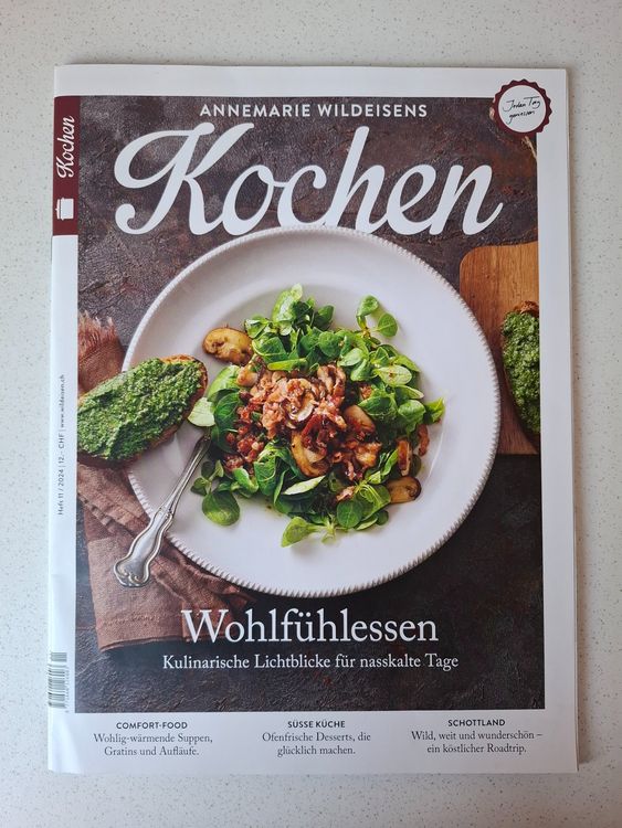 „Kochen“ von Annemarie Wildeisen, Heft Nr. 11 / 2024 (Gebraucht) in Zürich für CHF 1.7 – mit ...