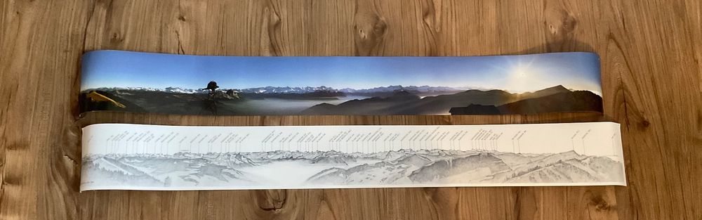Wildspitzpanorama 1984 Zuger Kantonalbank Morach Vögeli (Gebraucht) in Unterägeri für CHF 1 ...