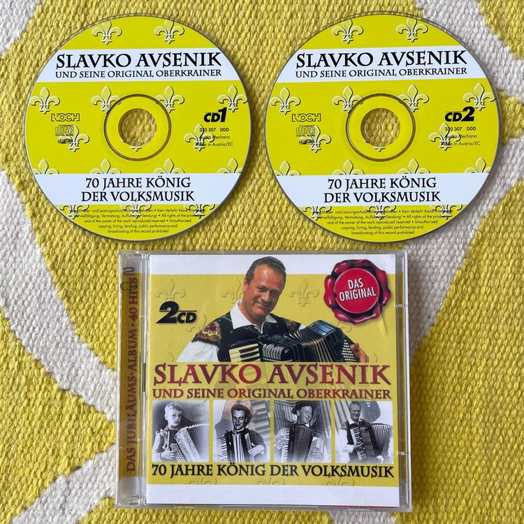 SLAVKO AVSENIK&SEINE OBERKRAINER-2CD 40 ORIGINAL HITS (Gebraucht) in Rorschacherberg für CHF 4.9 ...