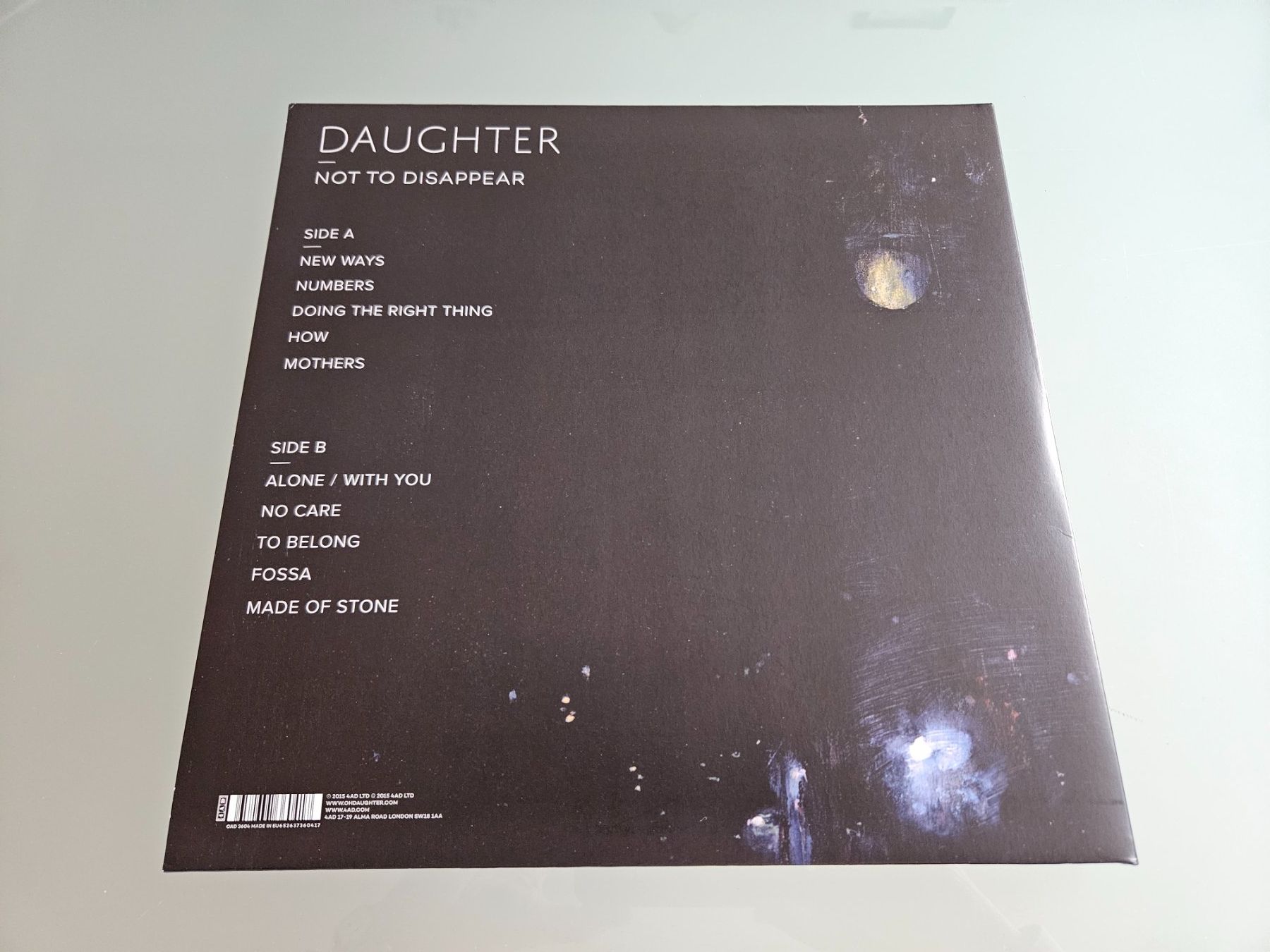 Daughter Not To Disappear LP 180Gr Vinyl NM Indie Rock Folk (Gebraucht ...