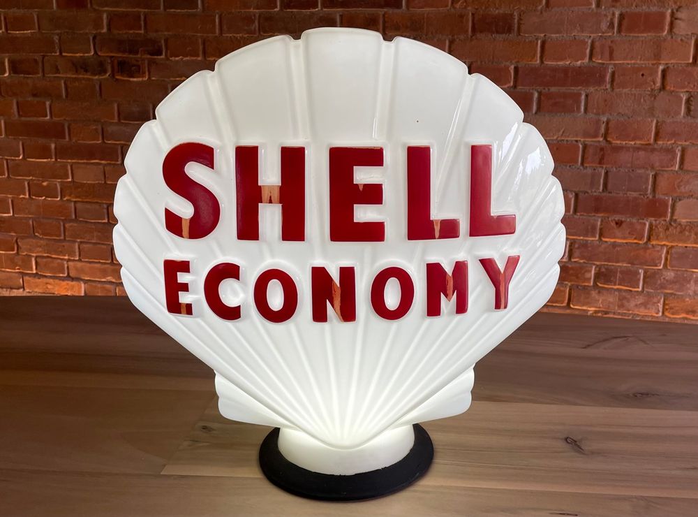 Shell Economy Globe - Petrol Pump Glasaufsatz 1960 | Kaufen auf Ricardo