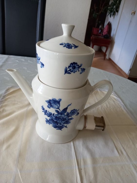 Antik Porzellan DekelKaffeekanne eacht koblet Aromator | Kaufen auf Ricardo