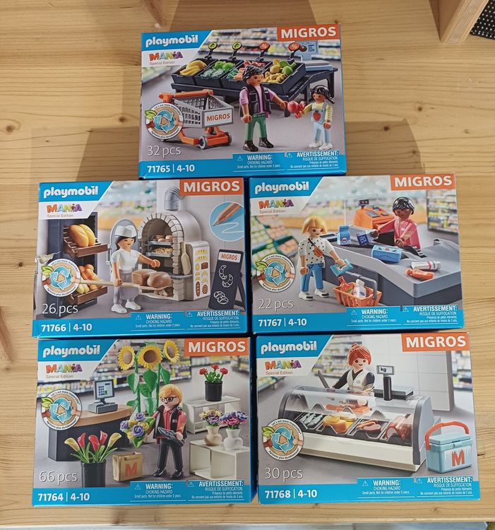 Playmobil Migros Mania Special Edition, 5 Sets (Neu (gemäss ...