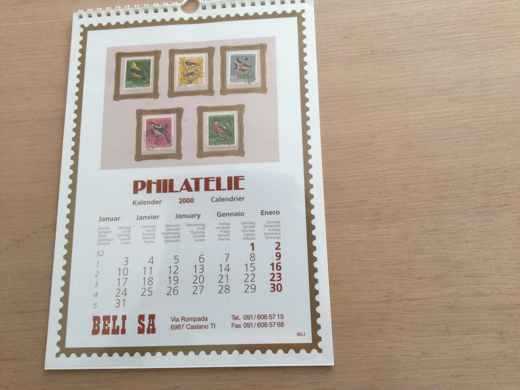 Philatelie Kalender 2000 - Rarität für Sammler! Top Zustand (Gebraucht ...