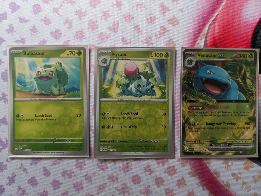 Pokemon 151 Bulbasaur 001/165 & Ivysaur 002/165 ( EN ) | Kaufen auf Ricardo