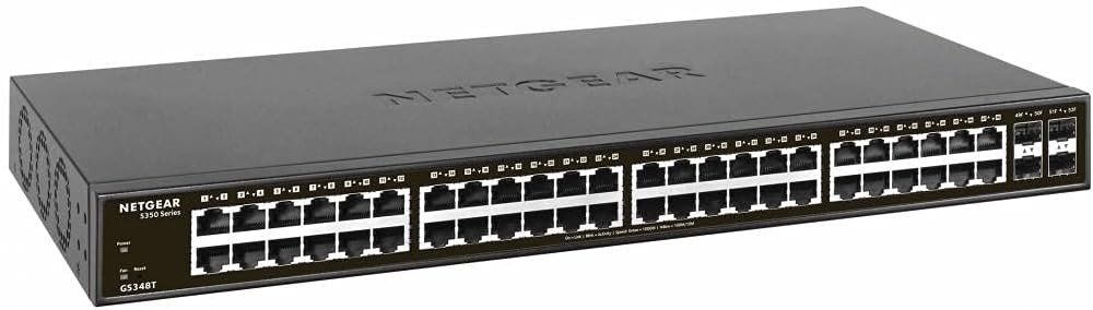 NETGEAR GS348T Smart 48 Port Gigabit Ethernet LAN Switch (Gebraucht) in ...