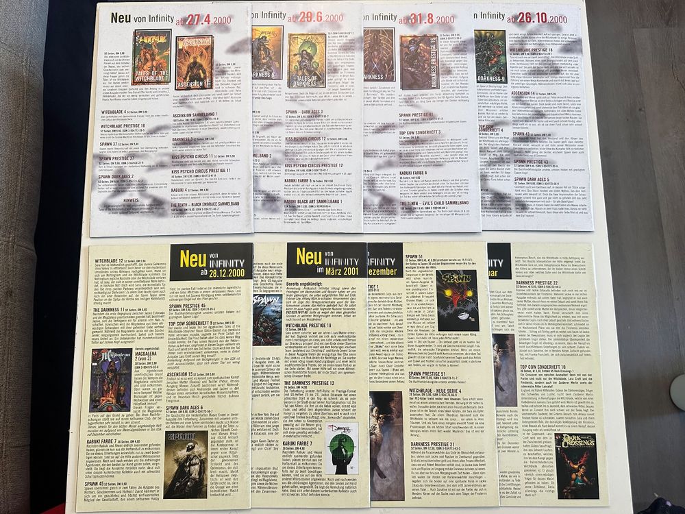 8er LOT MICHAEL TURNER‘S FATHOM BAND 1 - 8 INFINITY (Gebraucht) in ...