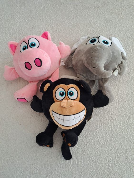 3x Crazy Pets Peluche, top Zustand! | Kaufen auf Ricardo