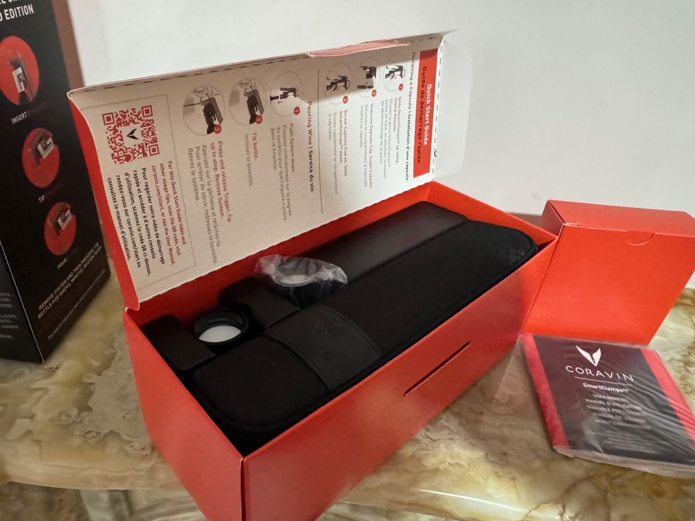 CORAVIN MODEL 6 LIMITED EDITION wie NEUE mit 3 Nachfüllungen (Gebraucht ...