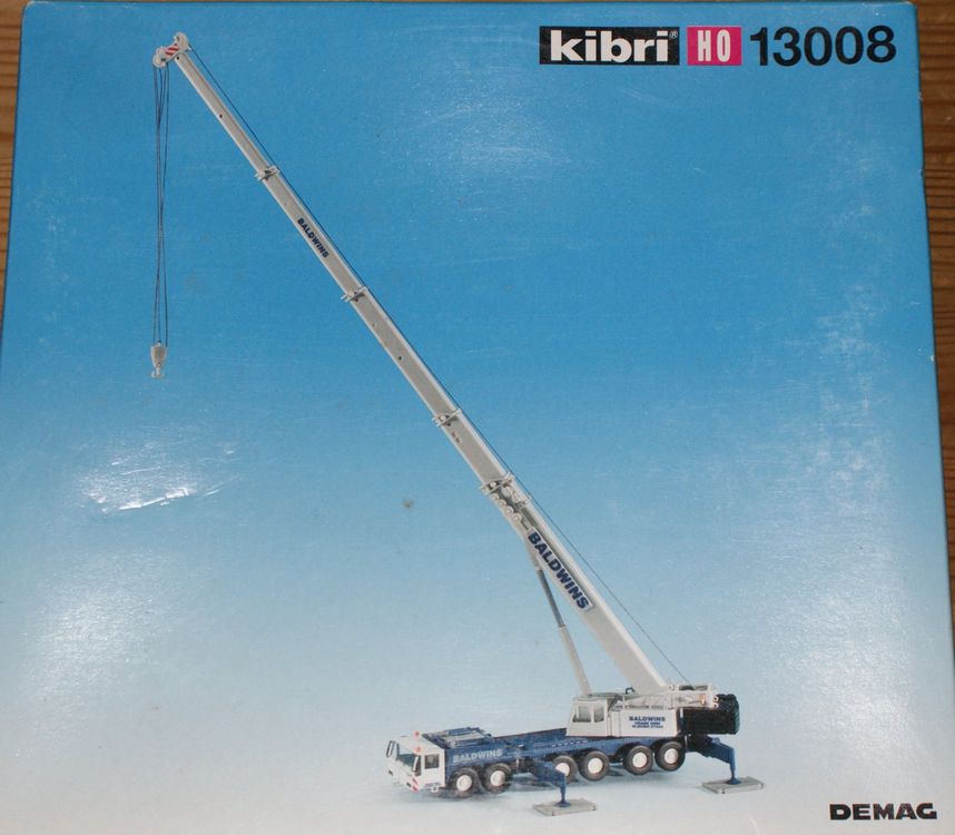 1:87 Kibri 13008 DEMAG Teleskopkran weiss (Neu und originalverpackt) in Wila für CHF 35 – mit ...