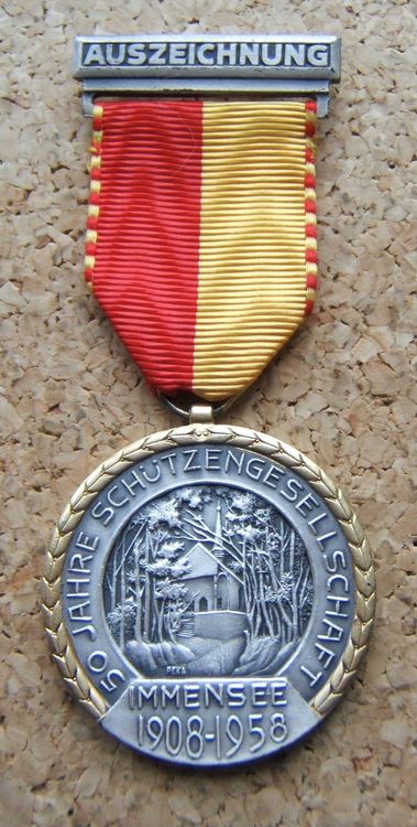 SCHÜTZENKRANZ / AUSZEICHNUNG IMMENSEE 1958 | Kaufen auf Ricardo