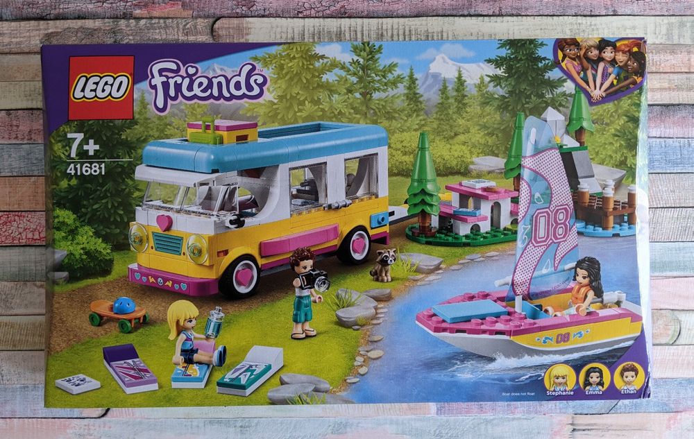 LEGO Friends 41681 Forest Camper Van and Sailboat (Neu und ...