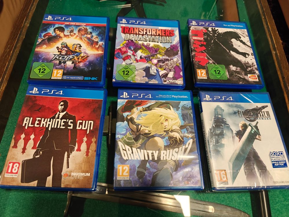 Seltene Rare Playstation 4 Games Godzilla,Alekhines Gun usw. (Gebraucht ...