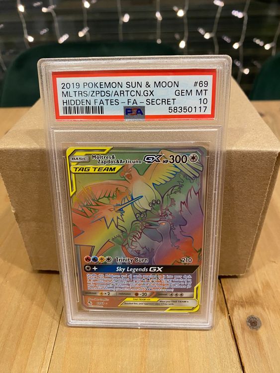 2019 Hidden Fates FA Secret #69 Mltrs Zpds Artcn. GX PSA 10 (Neu ...