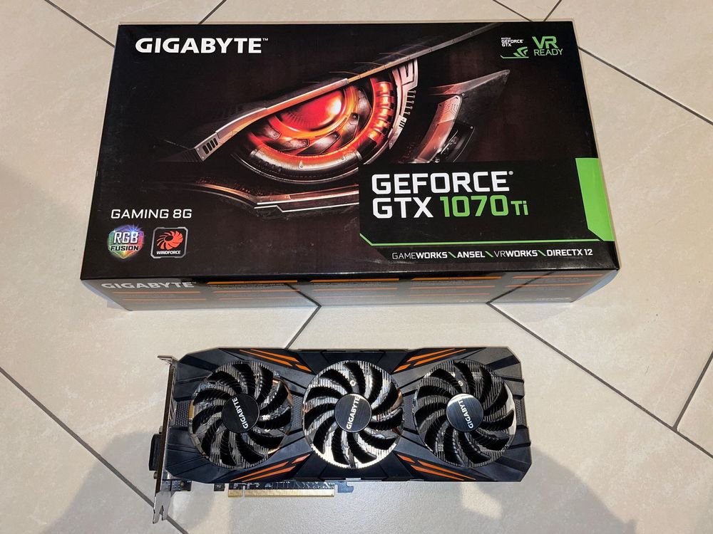 GEFORCE GTX 1070Ti GV-N107TGAMING-8GD | Kaufen auf Ricardo