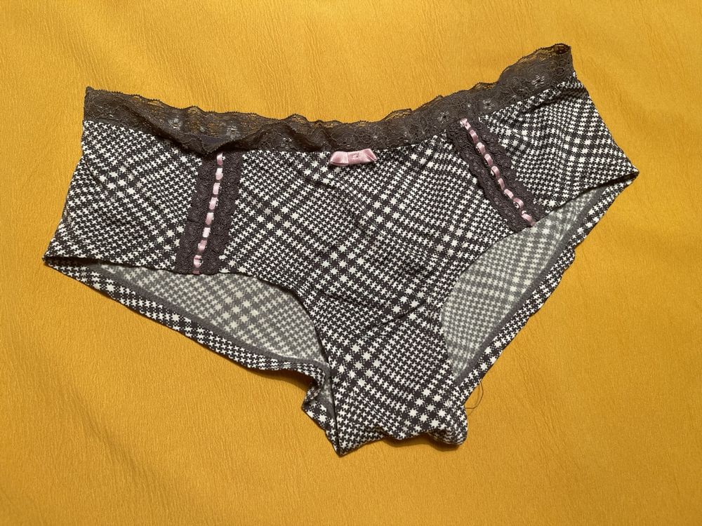 Mutandine donna a quadri con pizzo,tg S/M (Nuovo (secondo la ...