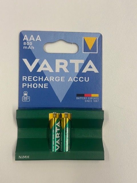VARTA RECHARGE ACCU Phone AAA 800mAh Blister 2 (Neu und ...