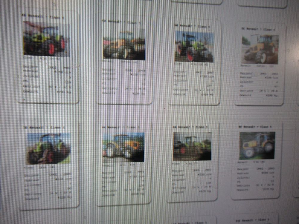 Renault = Claas 1 Traktoren Quartett 52 Karten (Neu und originalverpackt) in Herznach für CHF 32 ...