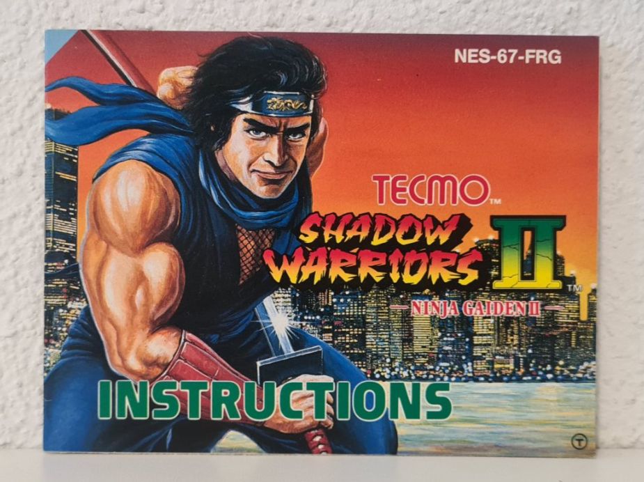 SHADOW WARRIORS II Ninja Gaiden 2 Anleitung FRG Nintendo NES (Gebraucht) in Dübendorf für CHF 50 ...