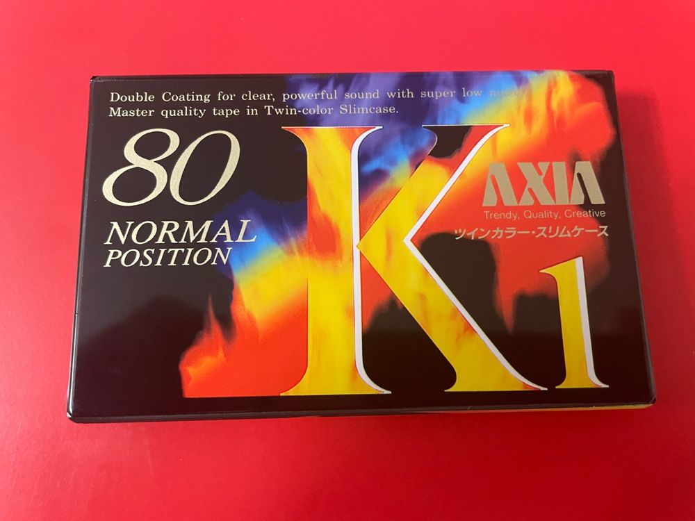 AXIA K1-80 Type I exclusive seltene Audio Kassette (Neu und ...