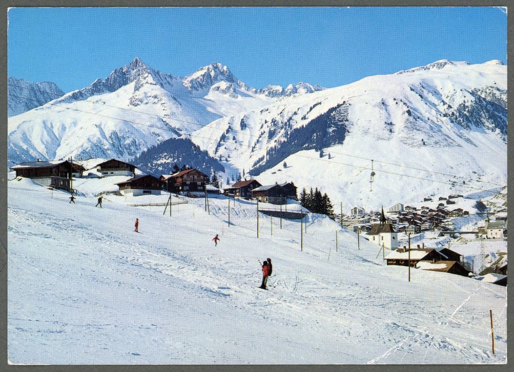 AK col Surrein Sedrun GR Skilift Piz Culmatsch ≈ 1977 | Kaufen auf Ricardo