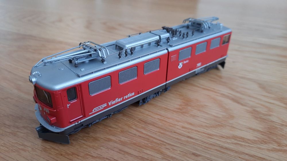 Bemo 1254 141 RhB Ge 6/6 II 701 Raetia H0m (Neu (gemäss Beschreibung ...