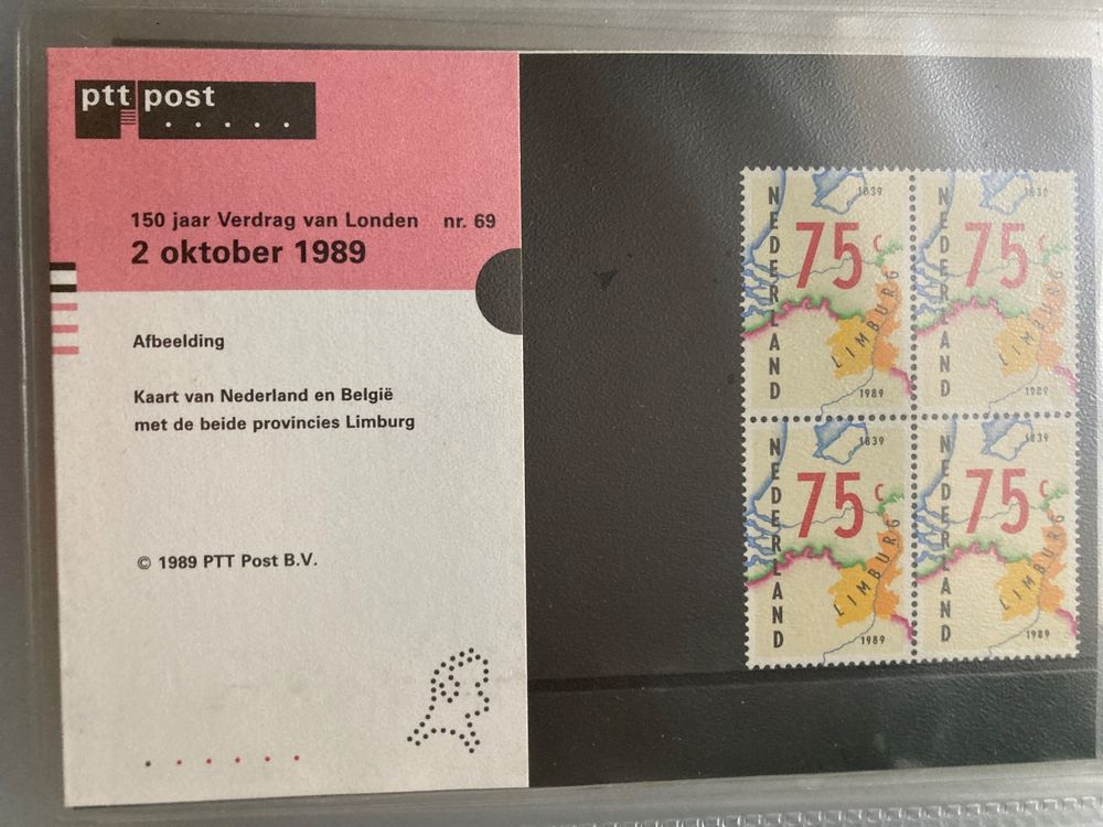 PTT MAPJES NIEDERLANDE 1989 NR.69 ** PROVINZ LIMBURG | Kaufen auf Ricardo