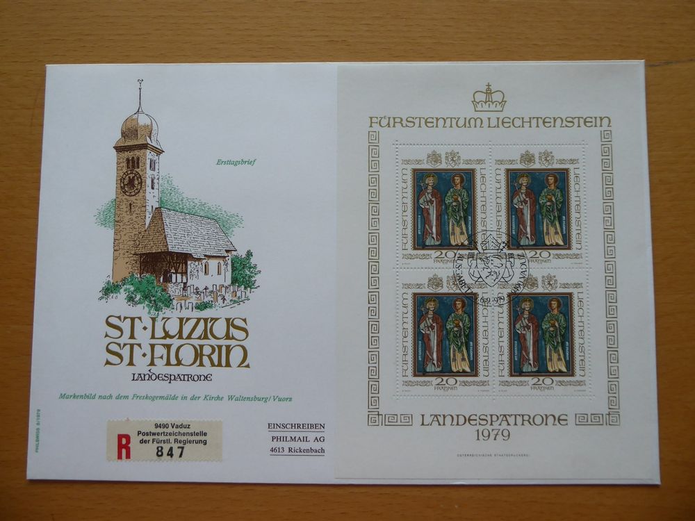 Luxusbeleg Landespatrone Block (Gebraucht) in Rothrist für CHF 1 – mit Lieferung auf Ricardo kaufen