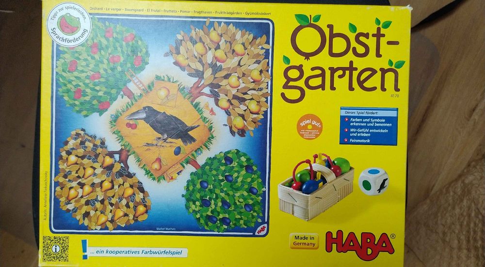 Jeu de société HABA "Obst-garten" (Gebraucht) in Ins für CHF 15 – mit ...