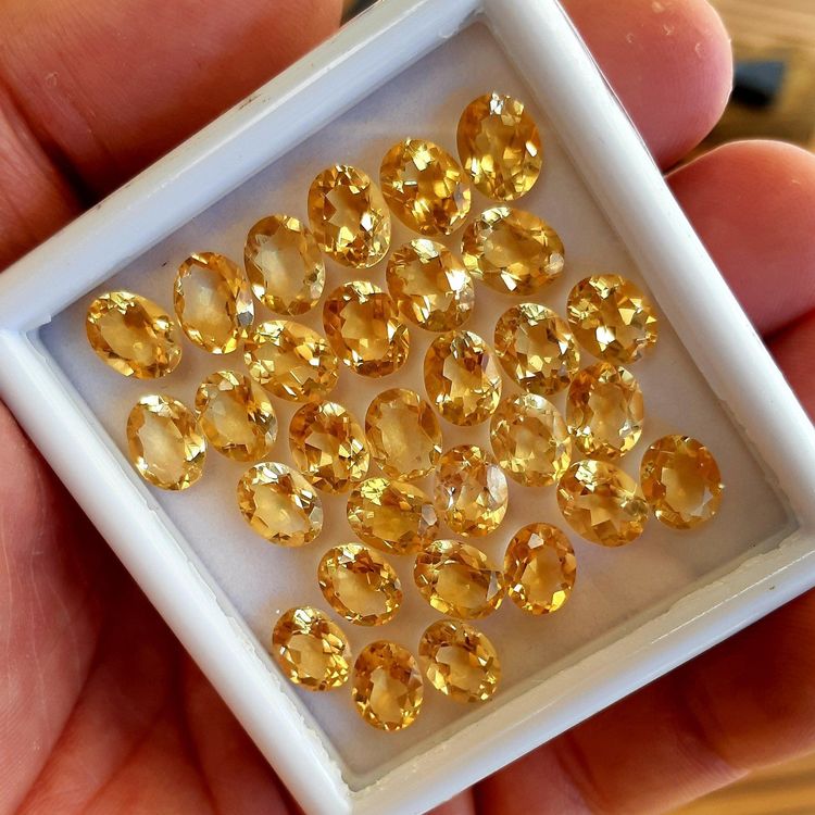 CITRIN Set 30 stk / 58 Karat GOLD GELB (Neu (gemäss Beschreibung)) in ...